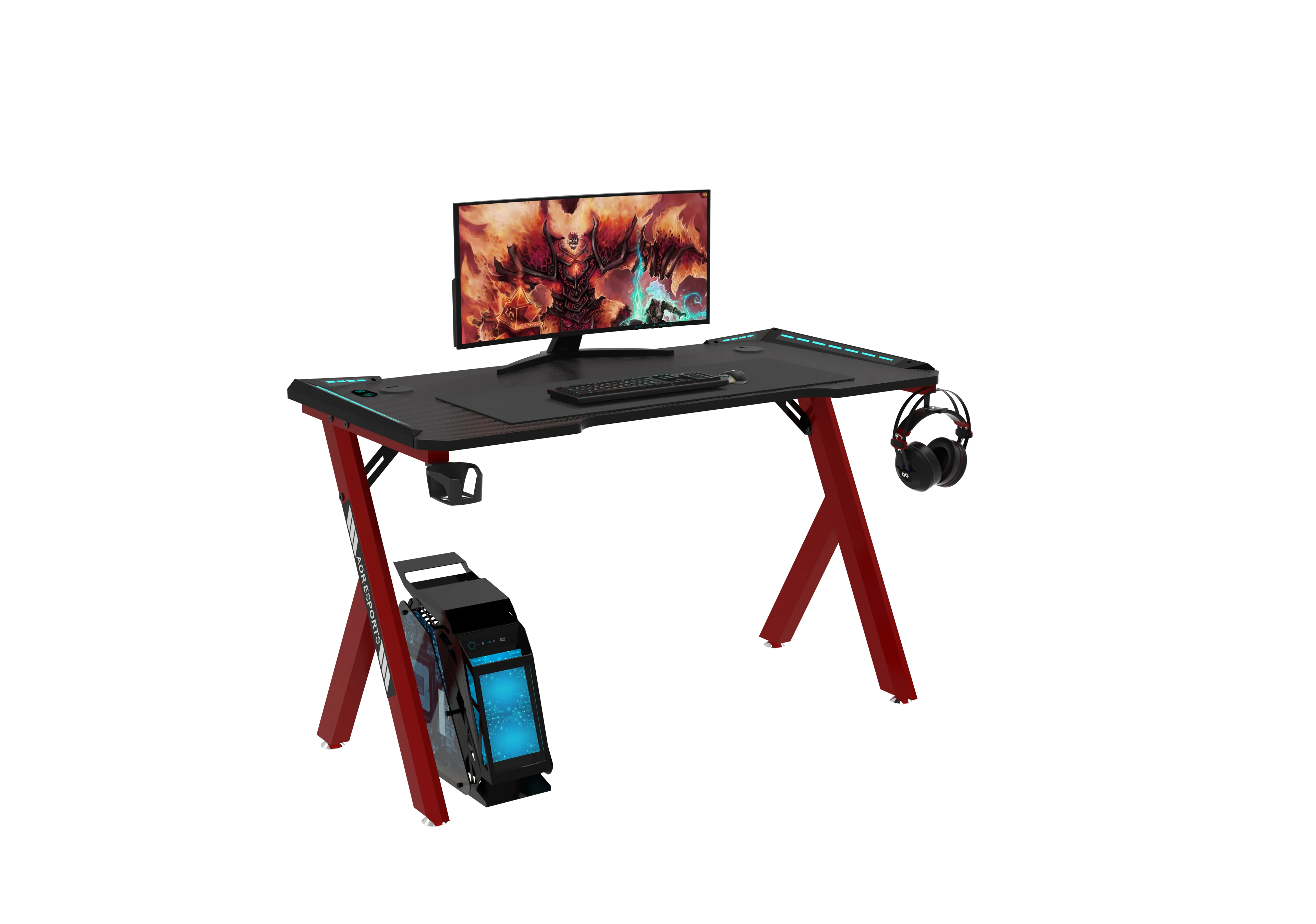 New Modern Custom Portable Adjustable Rgb Led Lights Computer E-sports ...