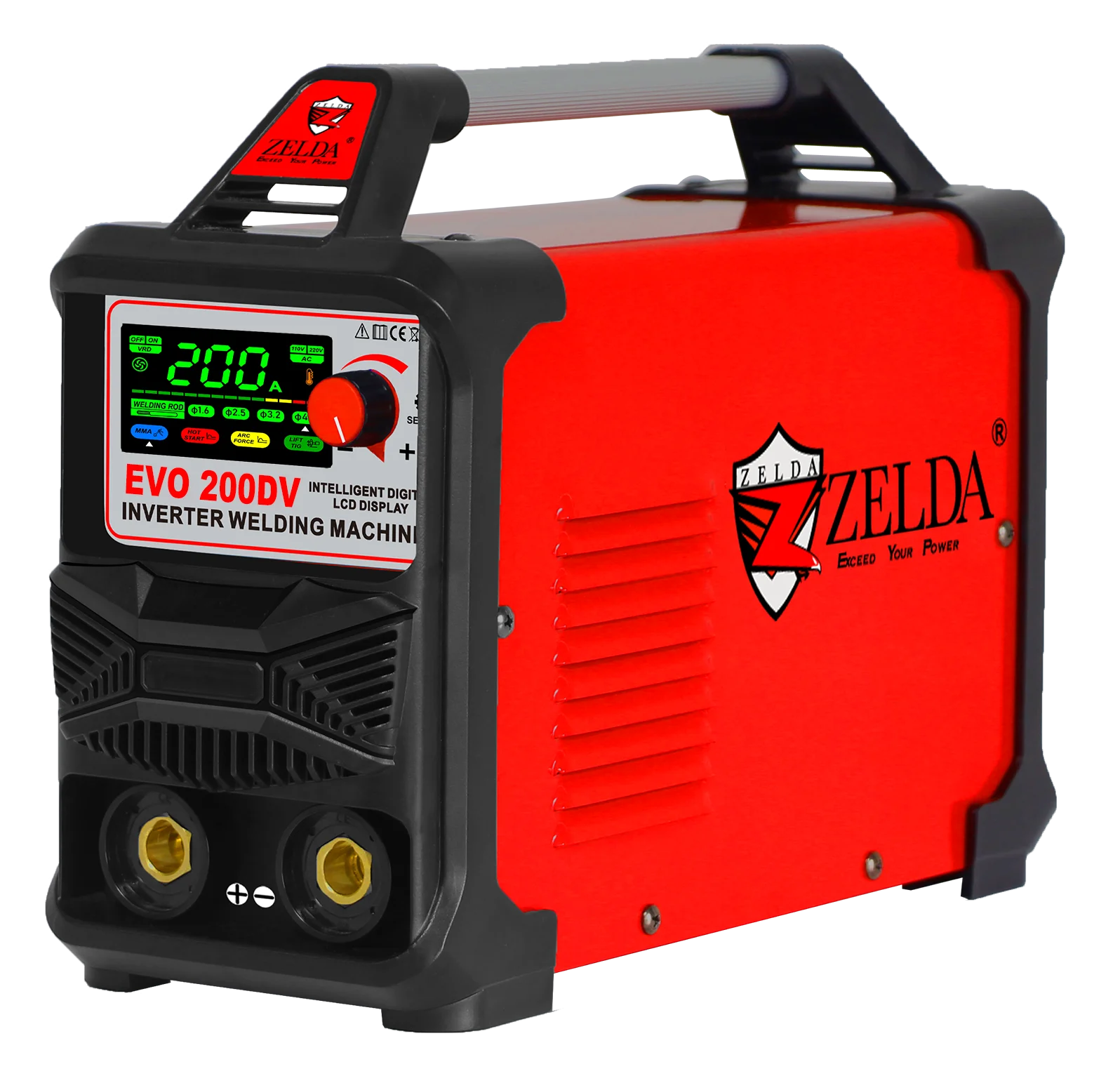 Zelda Digital 200 Amp Mma Welder 110/220v Dual Voltaje Hot Start ...