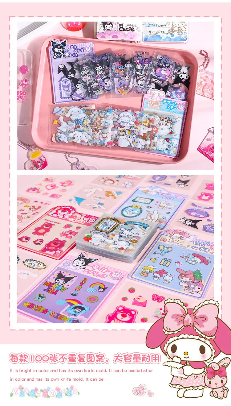 25 Cute Cartoon Hand Account Stickers Waterproof Pvc Children's Hand ...