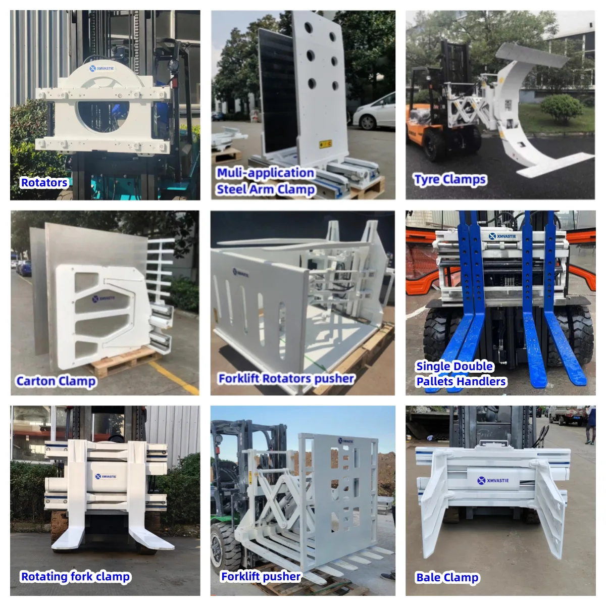 XMVASTIE Push Pull Forklift Attachment for Material Handling & Forklift ...