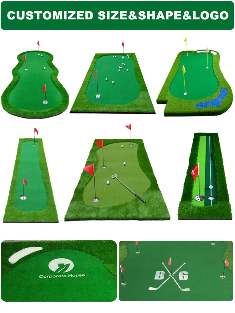 Customized Portable Outdoor Putting Green - 18 Holes