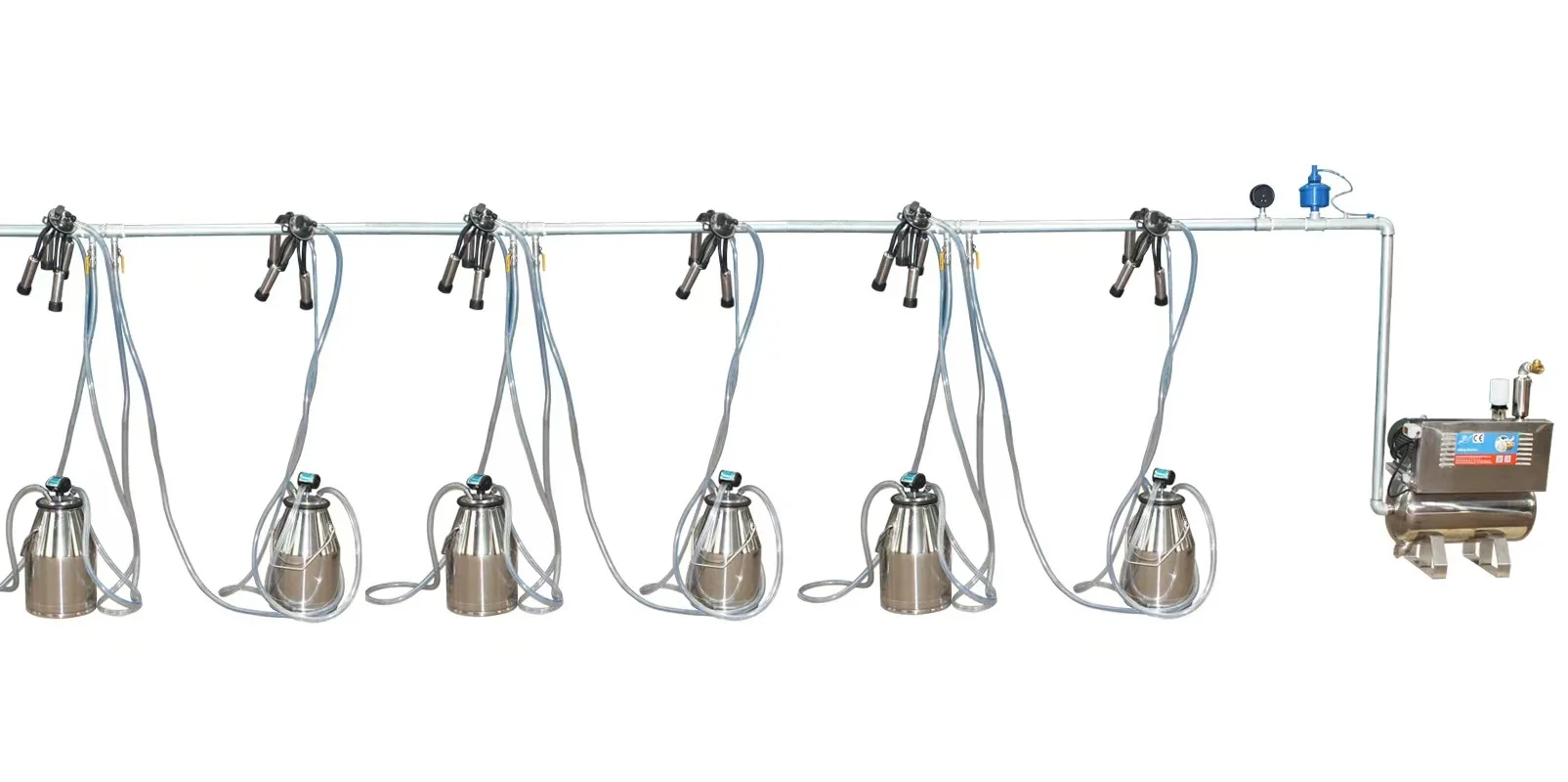 SS 304 Vacuum Pump - Efficient Milking System for Cows & Goats