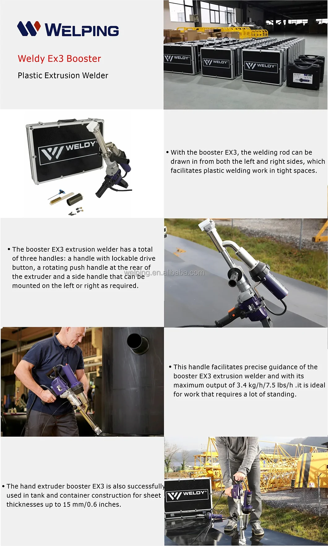Weldy Booster EX3 HDPE Membrane Welder for Landfill Projects