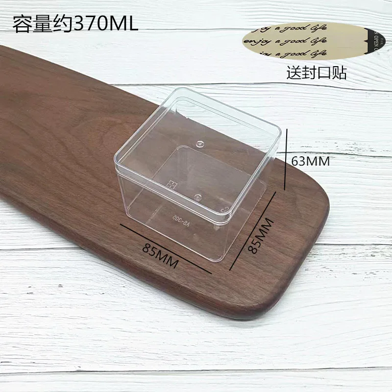 Wholesale Transparent Round Plastic Dessert Boxes Custom Recyclable ...