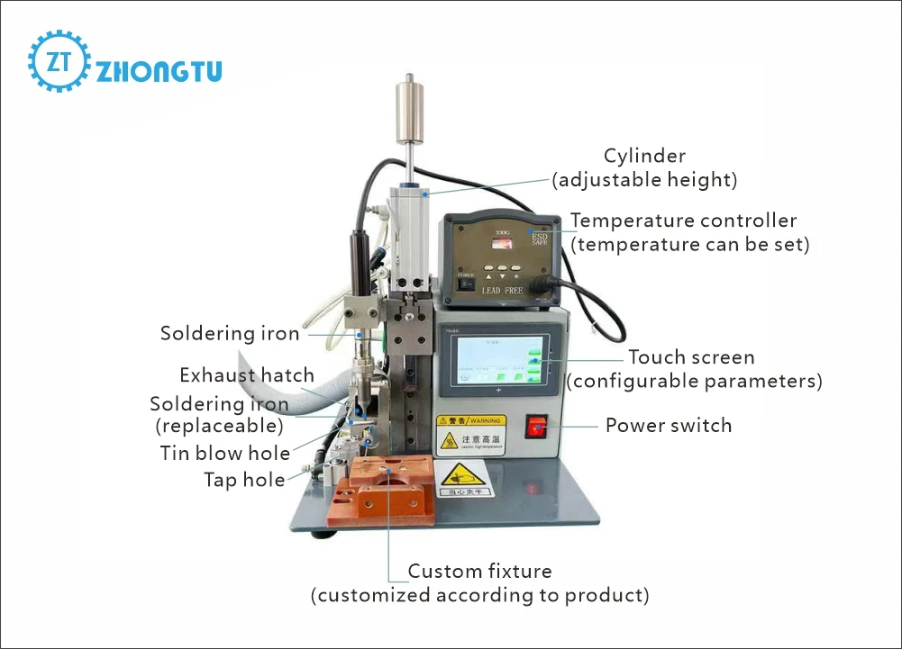 200w Hotselling Functional Semi-automatic Soldering Machine For Usb ...