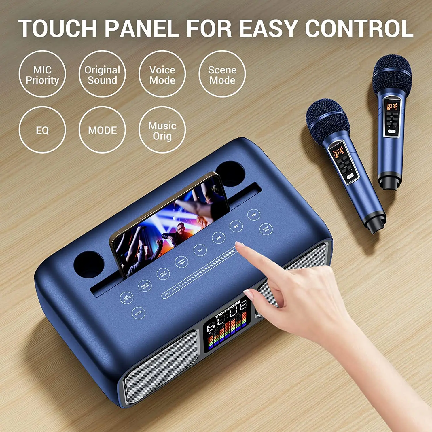 TONOR K9 Video Recording UHF Handheld Microphone System
