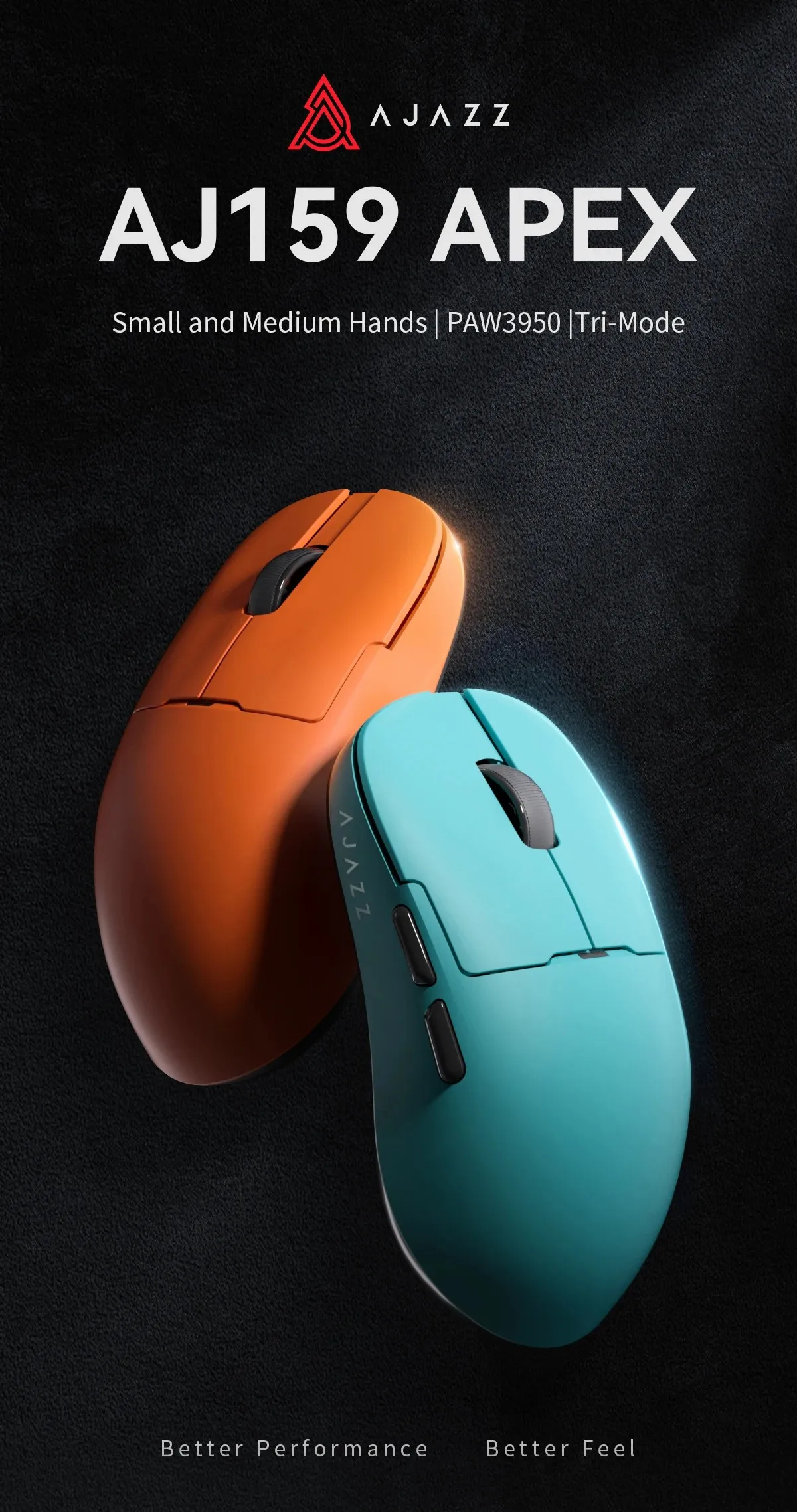 Ajazz AJ159 Series - Lightweight, Rechargeable Gaming Mouse
