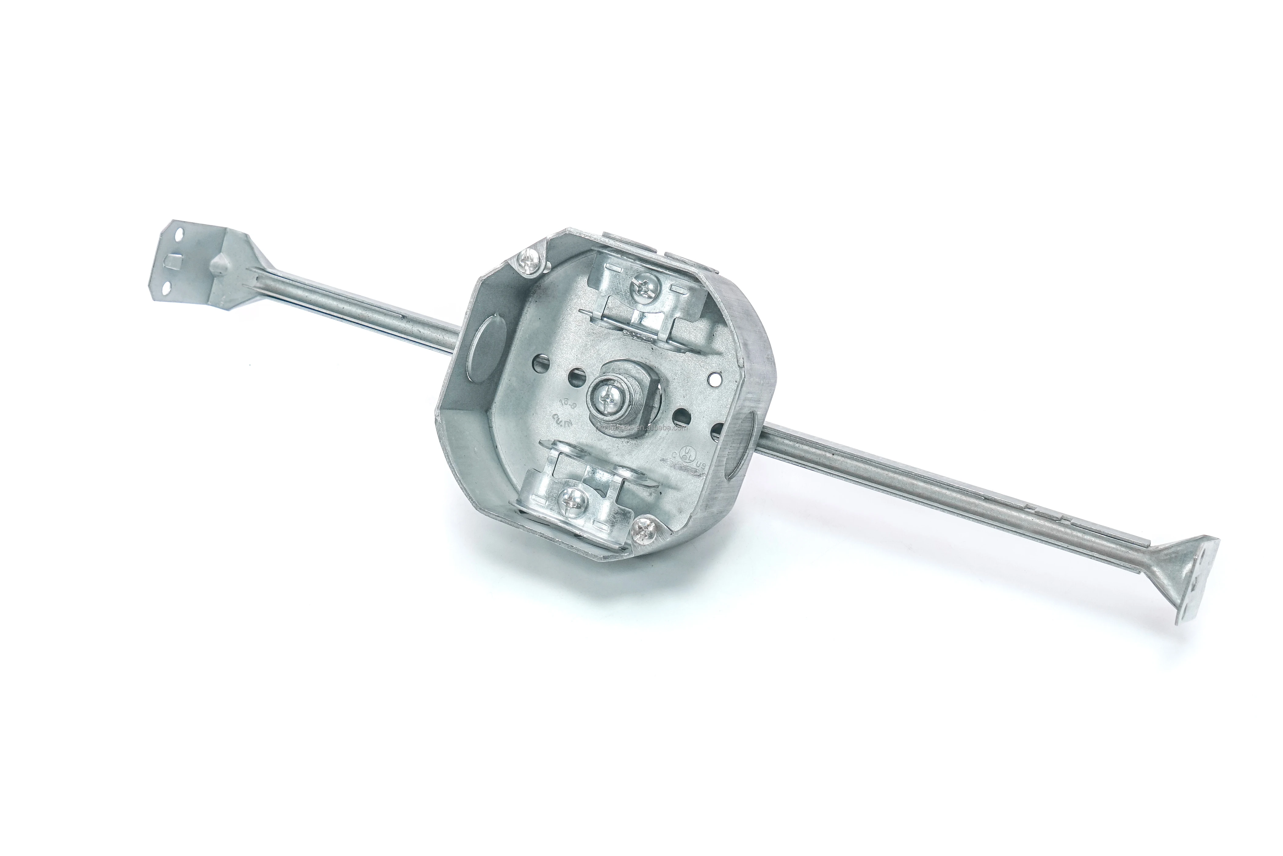 Steel Octagonal Box with Clamps - Industrial Wire Management