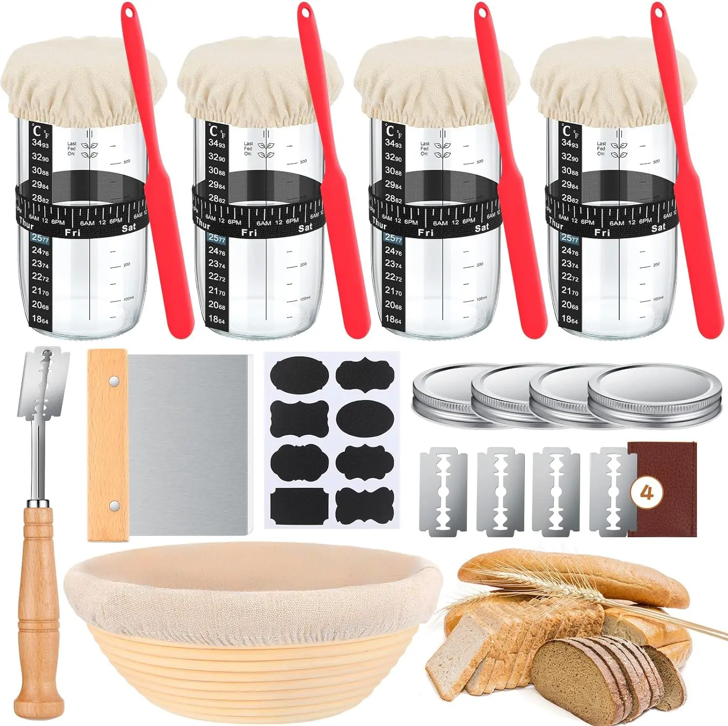 Sourdough Starter Kit - Perfect for Bread Baking Enthusiasts