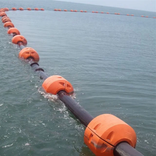 HDPE Marine Pontoons Combined Set Dredging Floats with 65MM 85MM 110MM ...