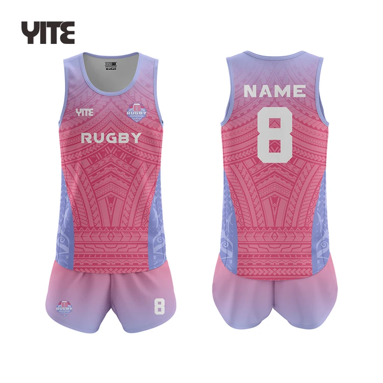 Custom Maori Design Rugby League Vests - Sublimated Printing