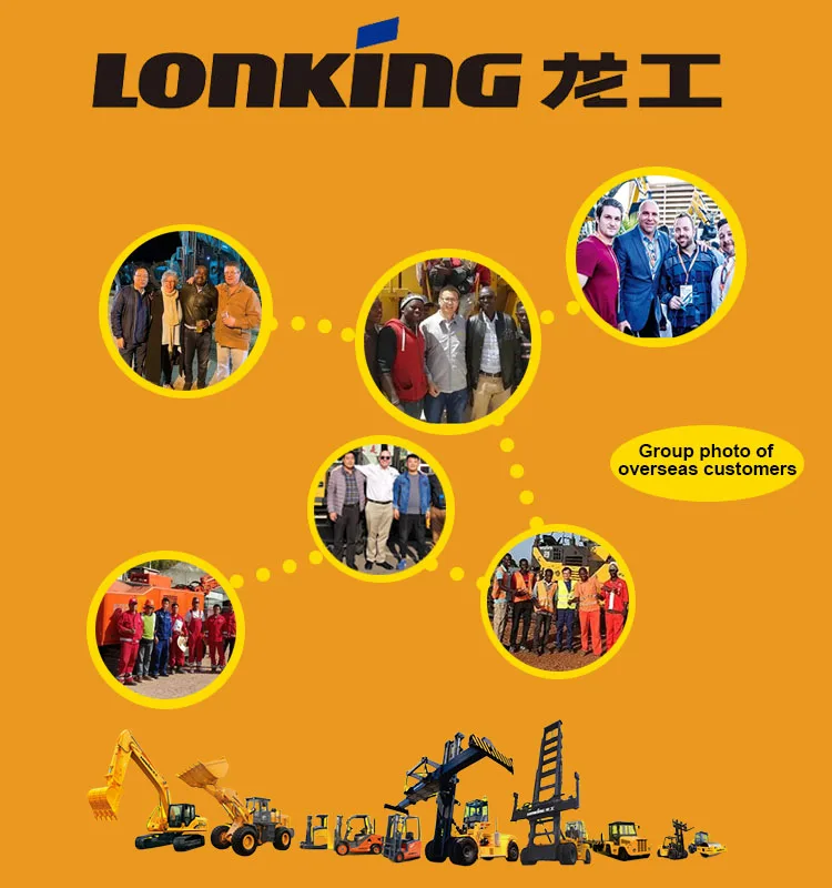 Lonking Large Scale Wheel Loader Lg820 For Heavy Duty Work Sturdy ...