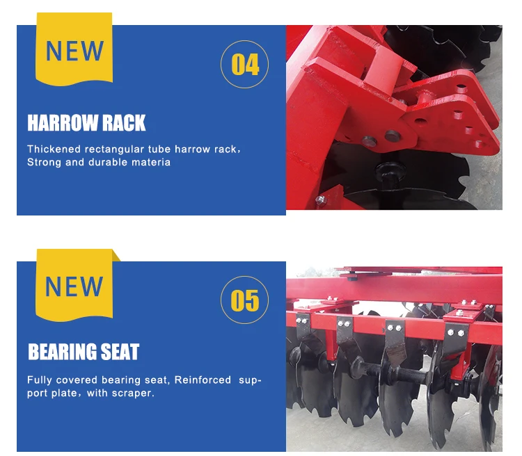 24 Disc Harrow for Tractor Agricultural Machinery for Farm Heavy Duty ...