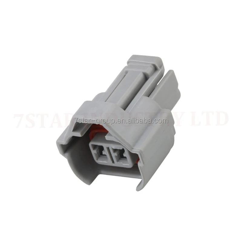 Auto 2-Pin Gray Fuel Injector Wire Harness Connector DJ7024YB-2-21 5A ...