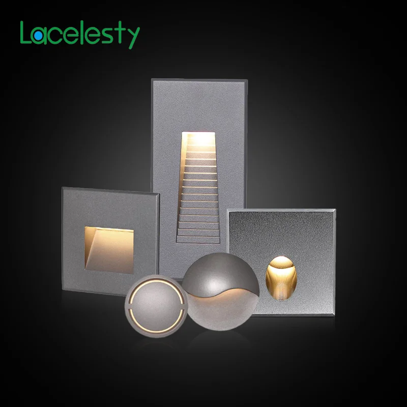 1w 2w 3w surface mounted staircase step lamp PIR motion sensor night ...