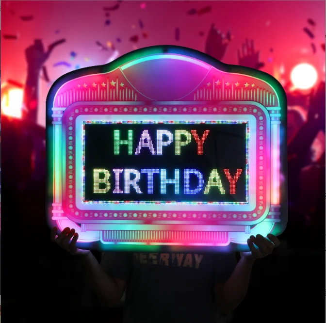 Factory Custom Programmable Led Digital Vip Bottle Service Presenter ...