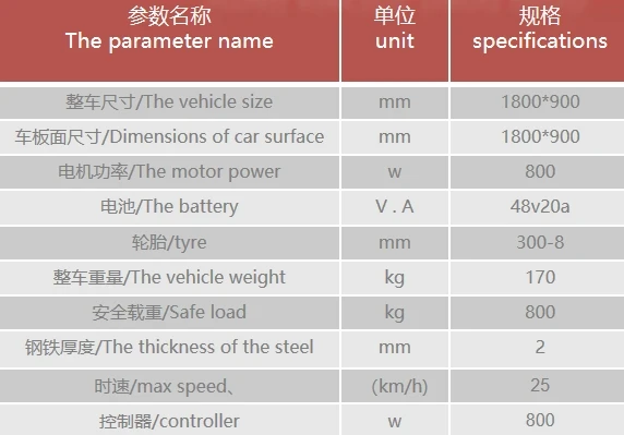 Electric Flatbed Transporter - Efficient and Reliable