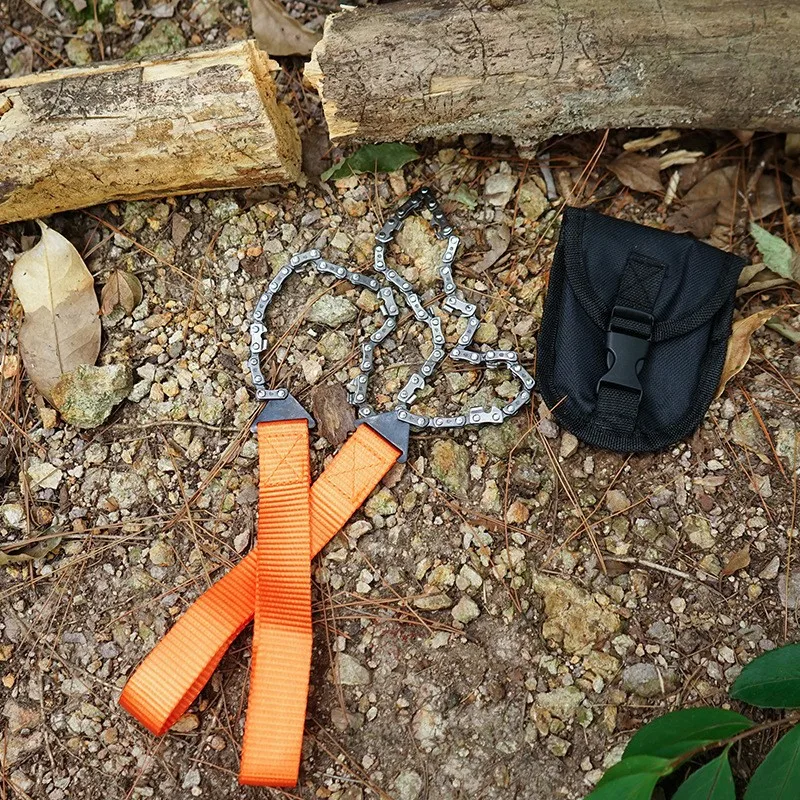 Hand Pocket Steel Chain Saw Wire Saw Outdoor Pocket Backpacking Saw 24 ...