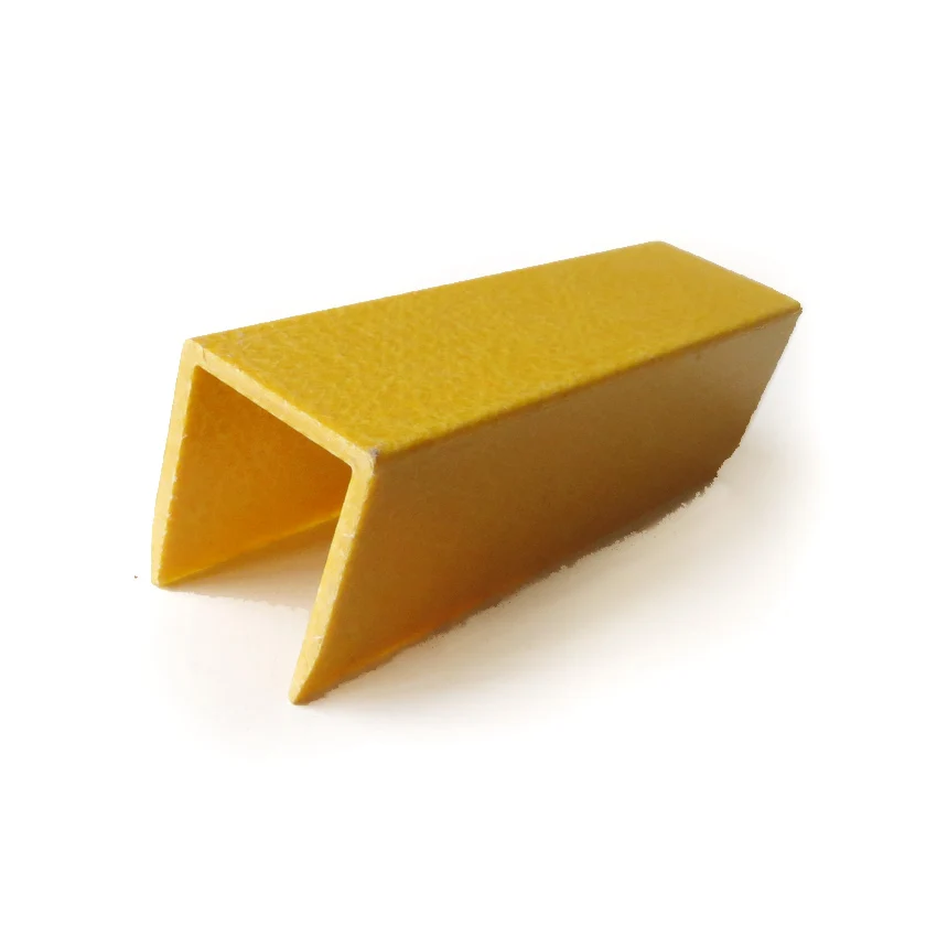 Fiberglass Frp U Channel Gfrp C Channel For 30mm Board Edge Protection ...