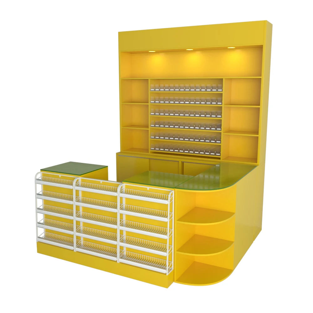 Wood Convenience Store Cash Table Dimension - Ideal for Checkout