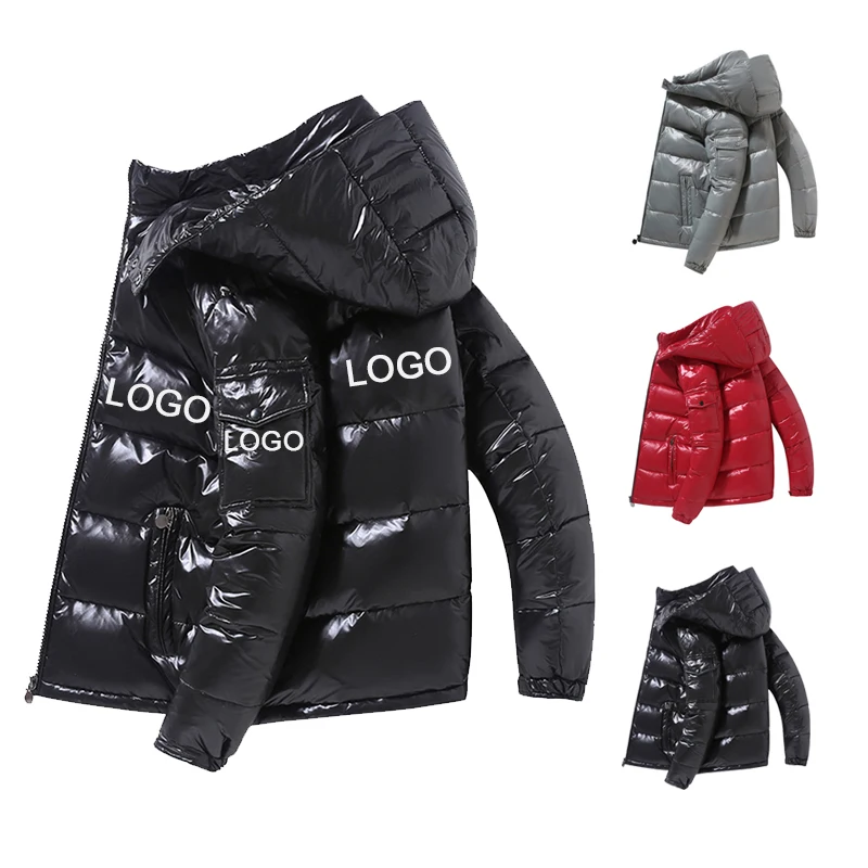 Custom Logo Soft Waterproof Winter Coats Bubble Down Puffer Jackets For ...