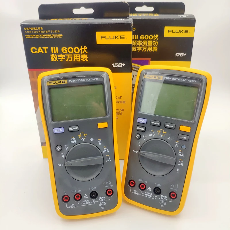 Fluke-multímetro Digital Con Rango Automático,15b + 17b + F18b + F12e ...