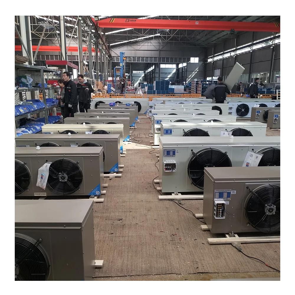 evaporator coil fin tube cooler R22 R404A with electric defrost ...