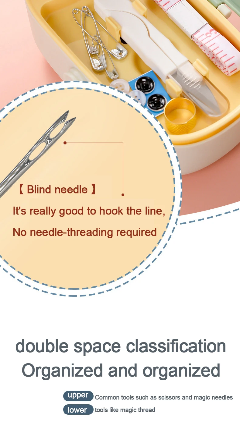 Multi-function Needle Thread Box Household Sewing Kit Needle Thread ...