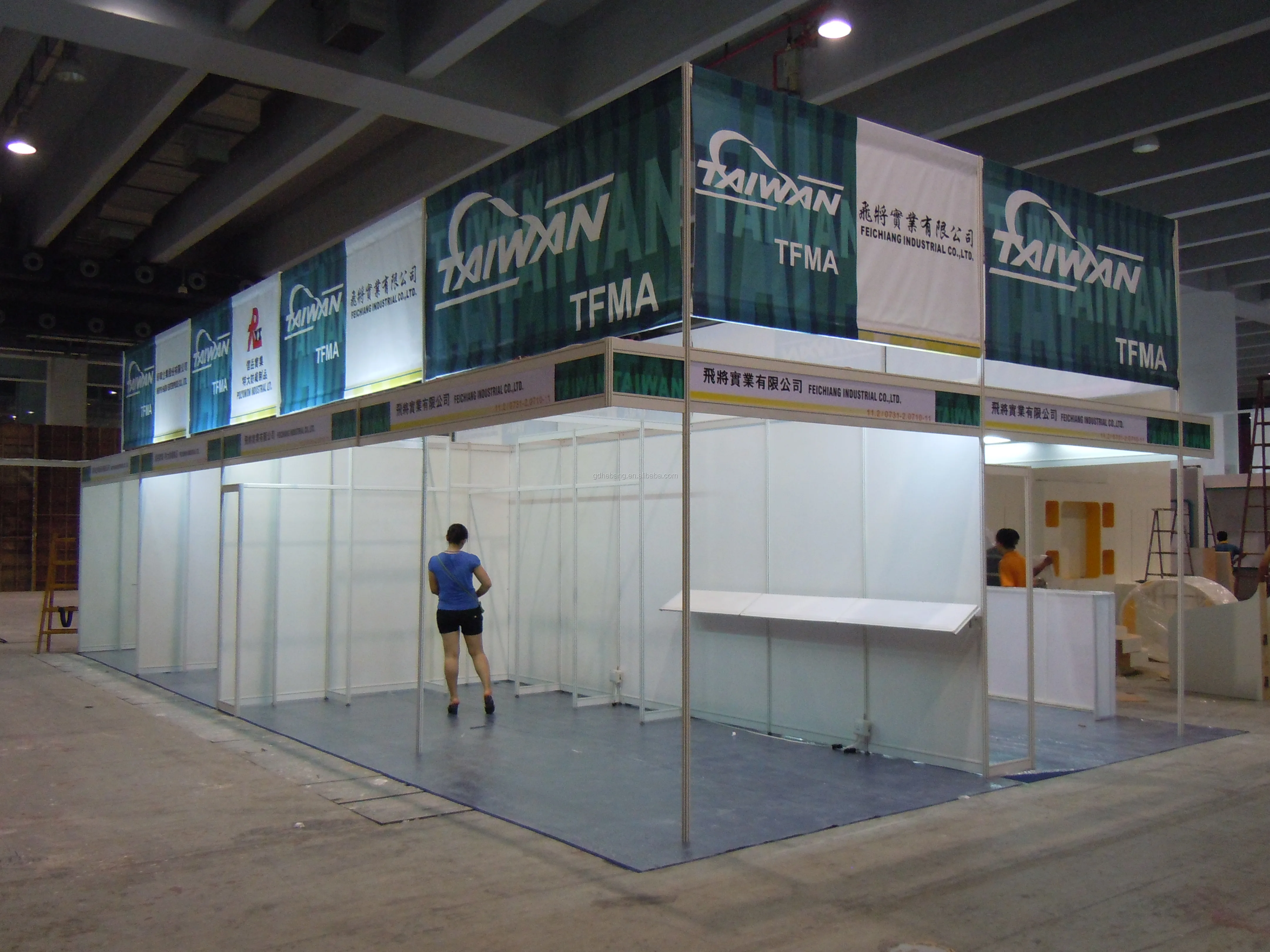 Exhibition Booth With Shell Scheme And Aluminum Profiles For Trade Show ...