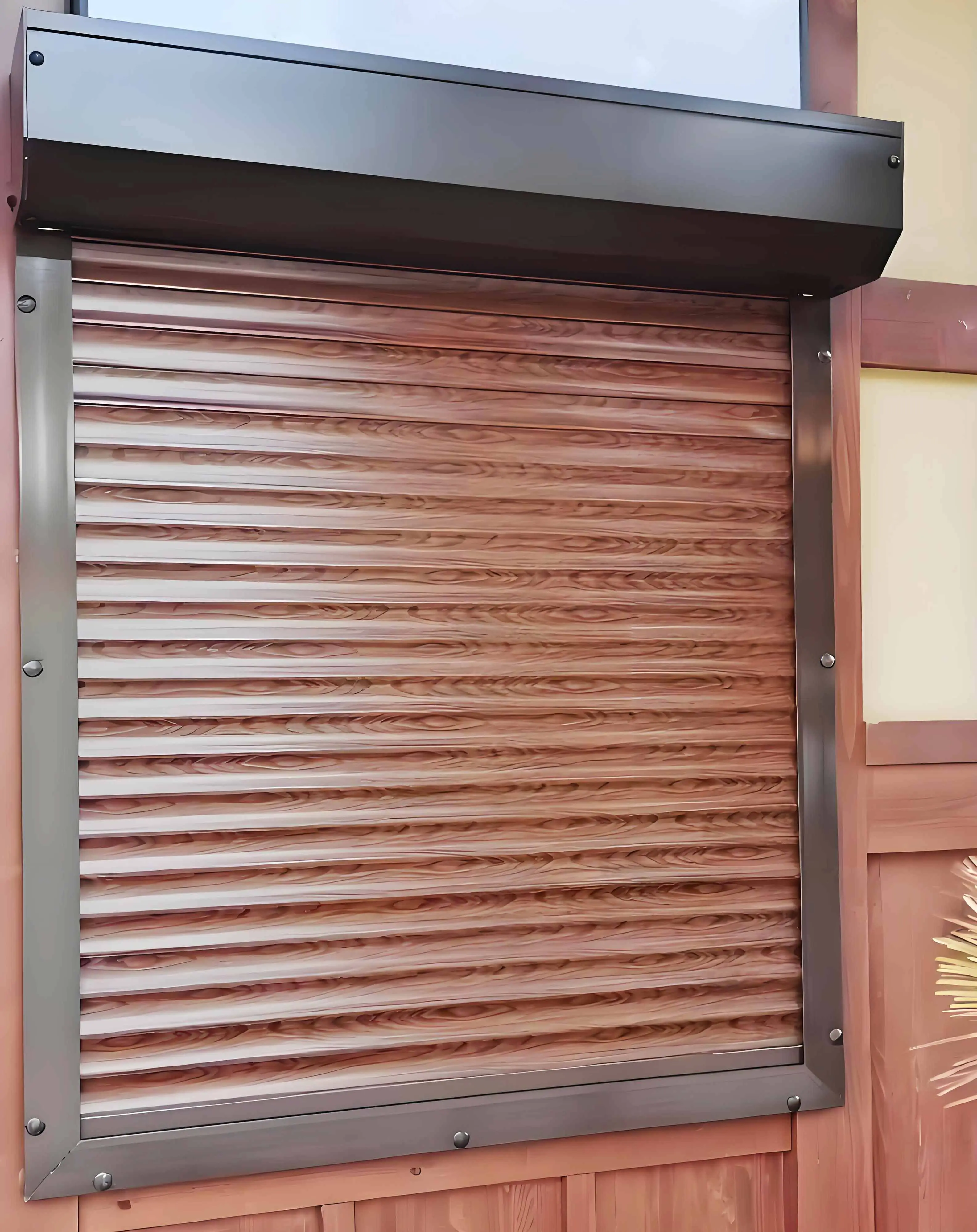 Aluminum Electric Rolling Shutter windows for Residential Houses and ...
