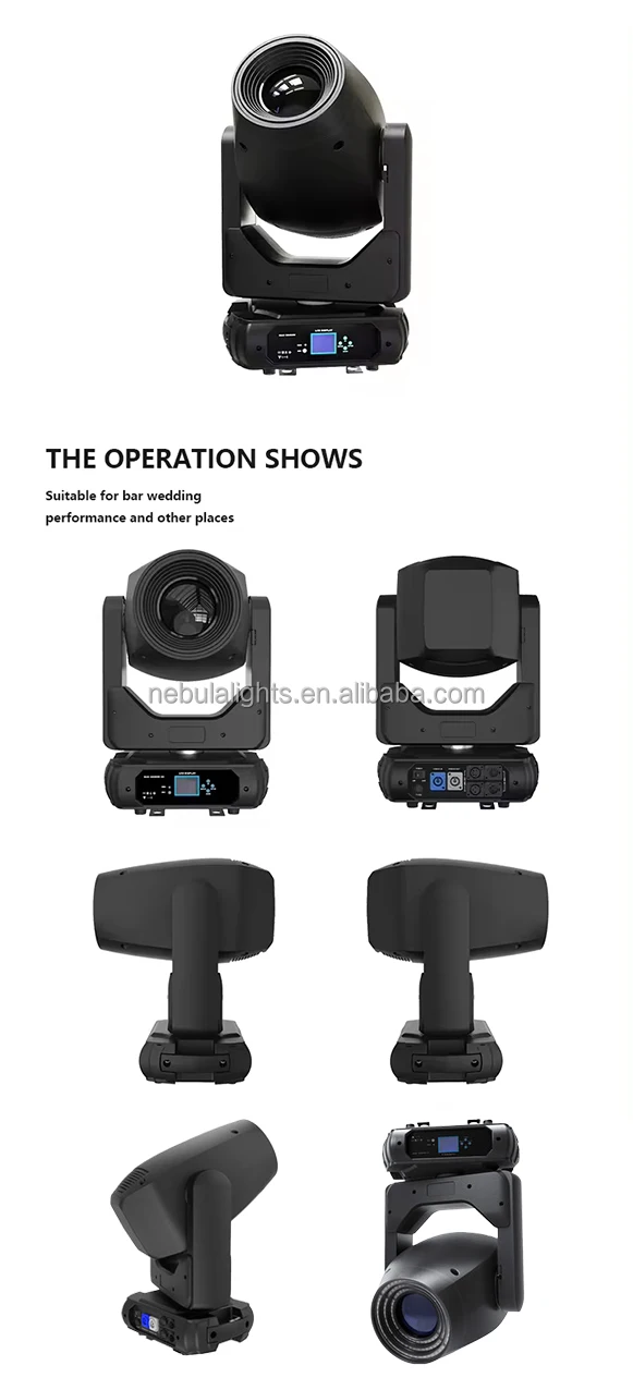 Nebula LED 280w 3 in 1 BSW Beam Spot Wash Zoom DMX Club