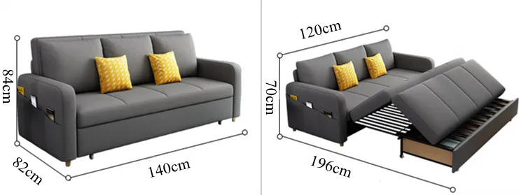 Space-saving Multi-Purpose Living Room Set Furniture