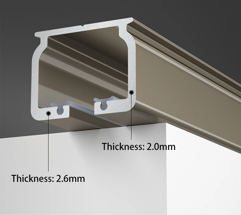 1001 High Quality Heavy Duty Curtain Track Ceiling Aluminum Curtain ...