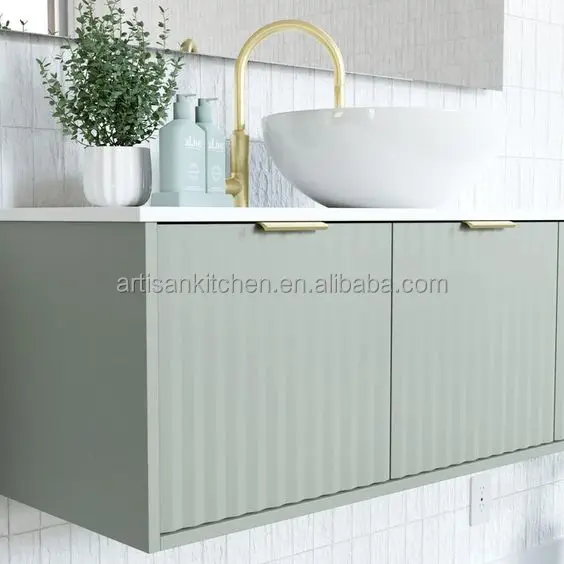 Custom Vanity - Artisan Contemporary MDF Wall Hung Mounted Bathroom