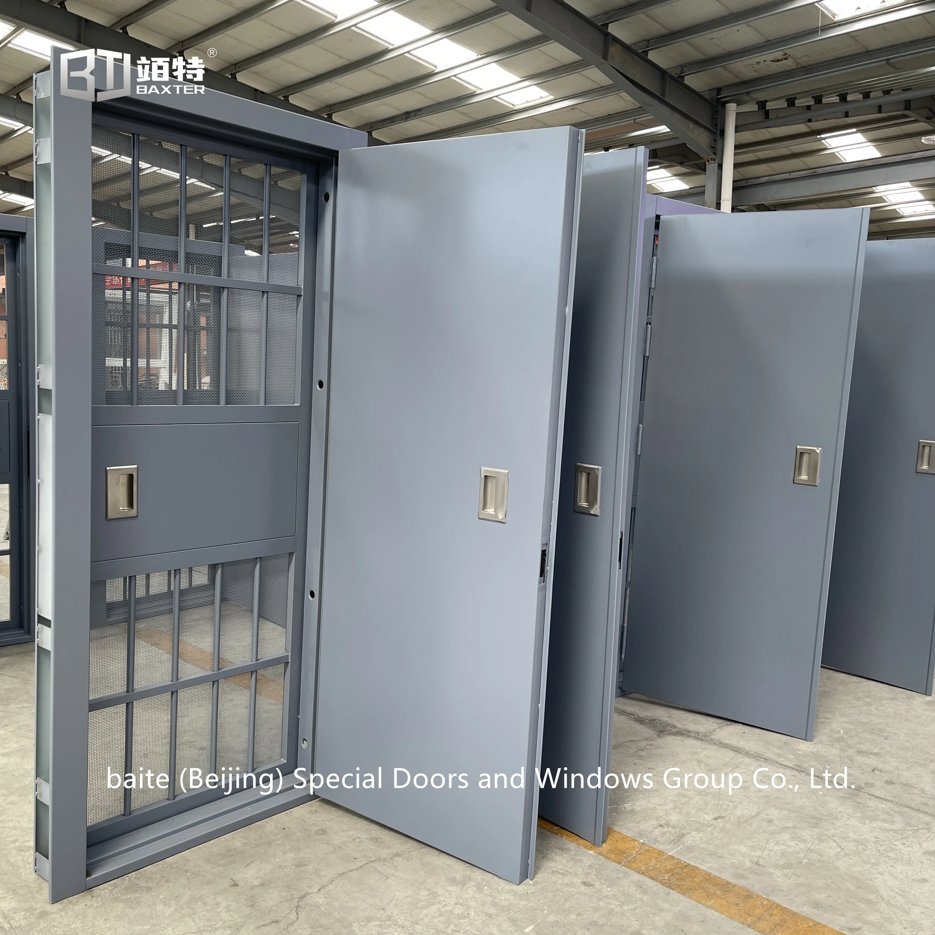 Manual Steel Prison Door For Detention Center And Drug Rehabilitation ...