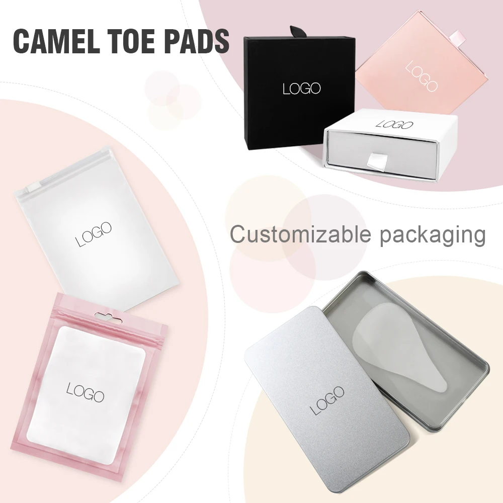 Durable Camel Toe Padding Insert Teardrop Reusable Silicone