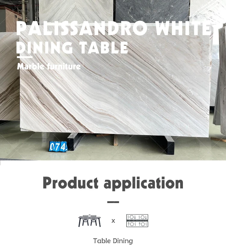 Lander Stone Natural Marble Luxury Italian Marble Dining Table And Round Dining Table Living ...