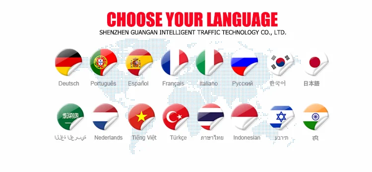 GUANGAN Solar Traffic Light Trailer Remote Control Automated Flagger ...