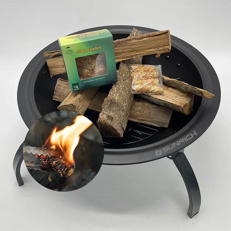 Natural Firelighter Made With Wood Wool And Paraffin Wax For Bbq - Buy ...