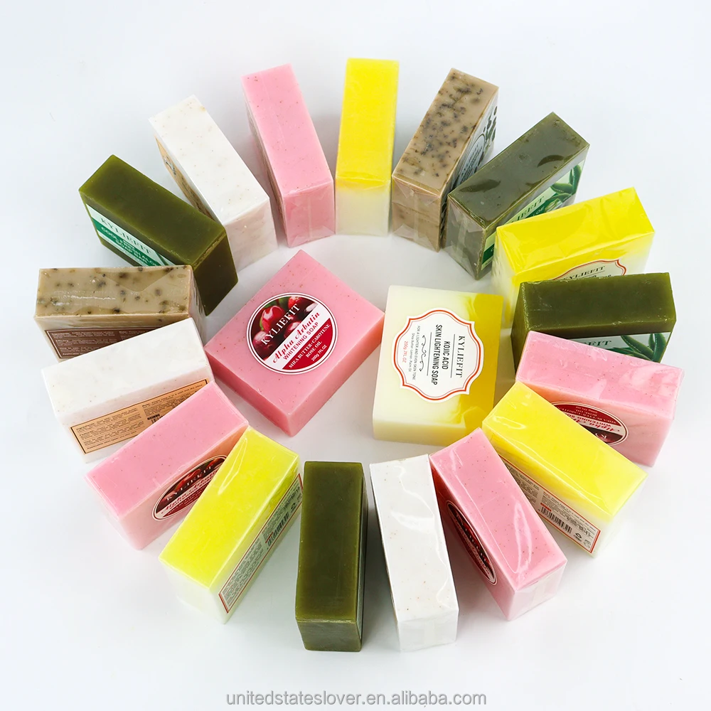 Customized Luxury Organic Big Bar Tumeric Anti Acne Instant Whitening ...