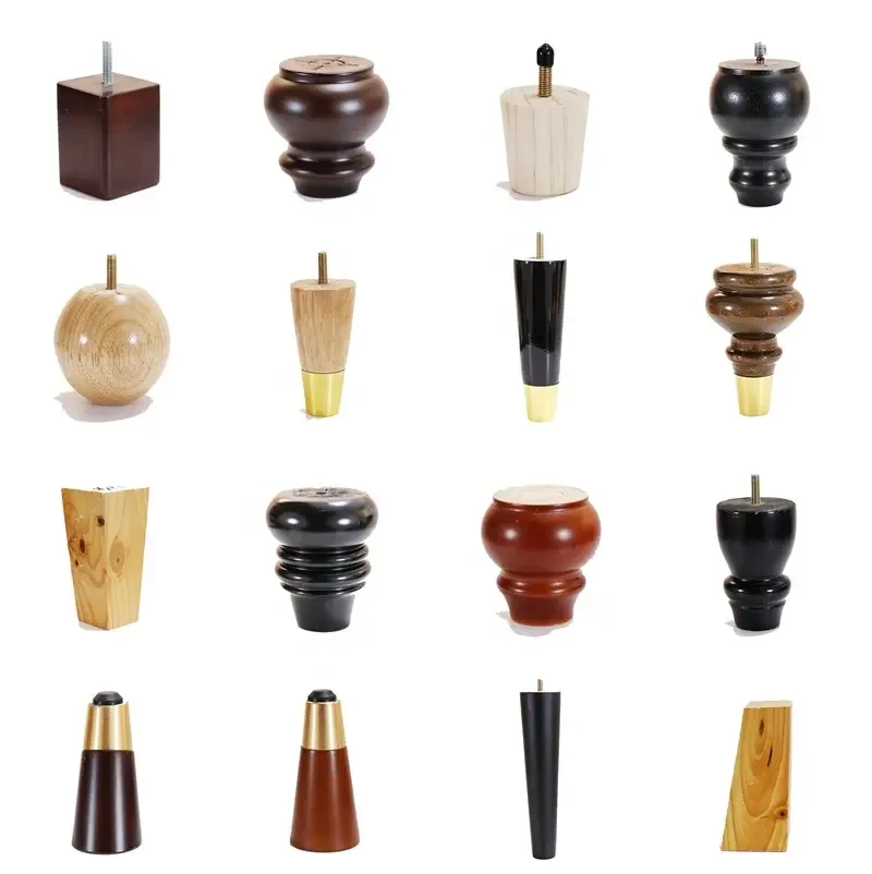 Factory Direct Sale at Ultra-Low Price Solid Wood Sofa Legs 7-Shaped ...