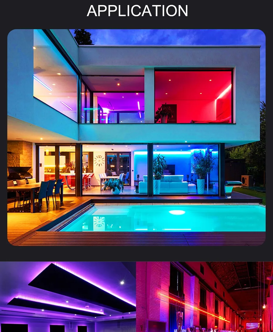 Dream Color Addressable Cob 12v 24v Rgbw Rgb Streifen Flexible 720/m ...