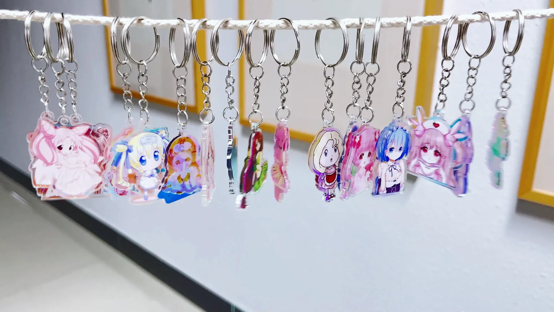 Wholesale Blank Clear Acrylic Keychain Custom Personalized Logo ...