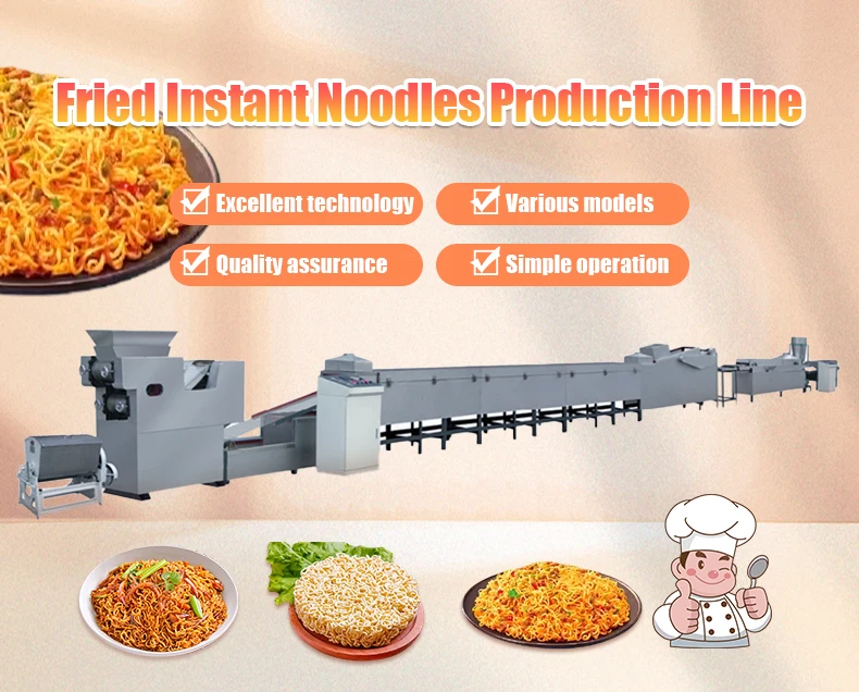 Professional Fried Instant Noodles Manufacturing Production Line ...