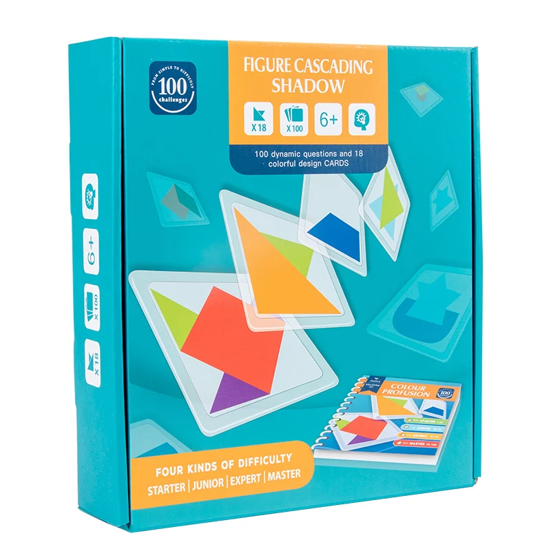 De los niños Juego de Tangram Diagrama de sombra espacio lógico ...