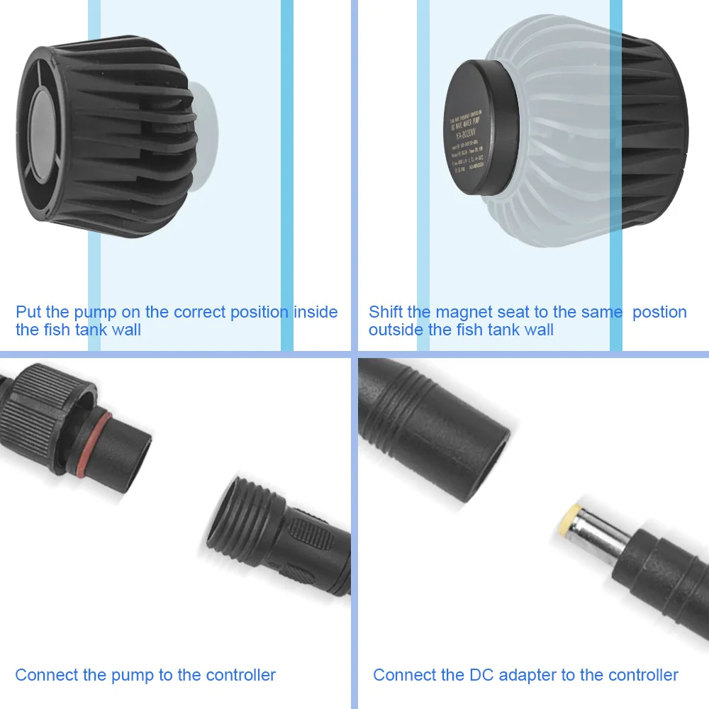 Multi Functional Fish Tank Flow Circulation Pump Aquarium Water Pumps ...