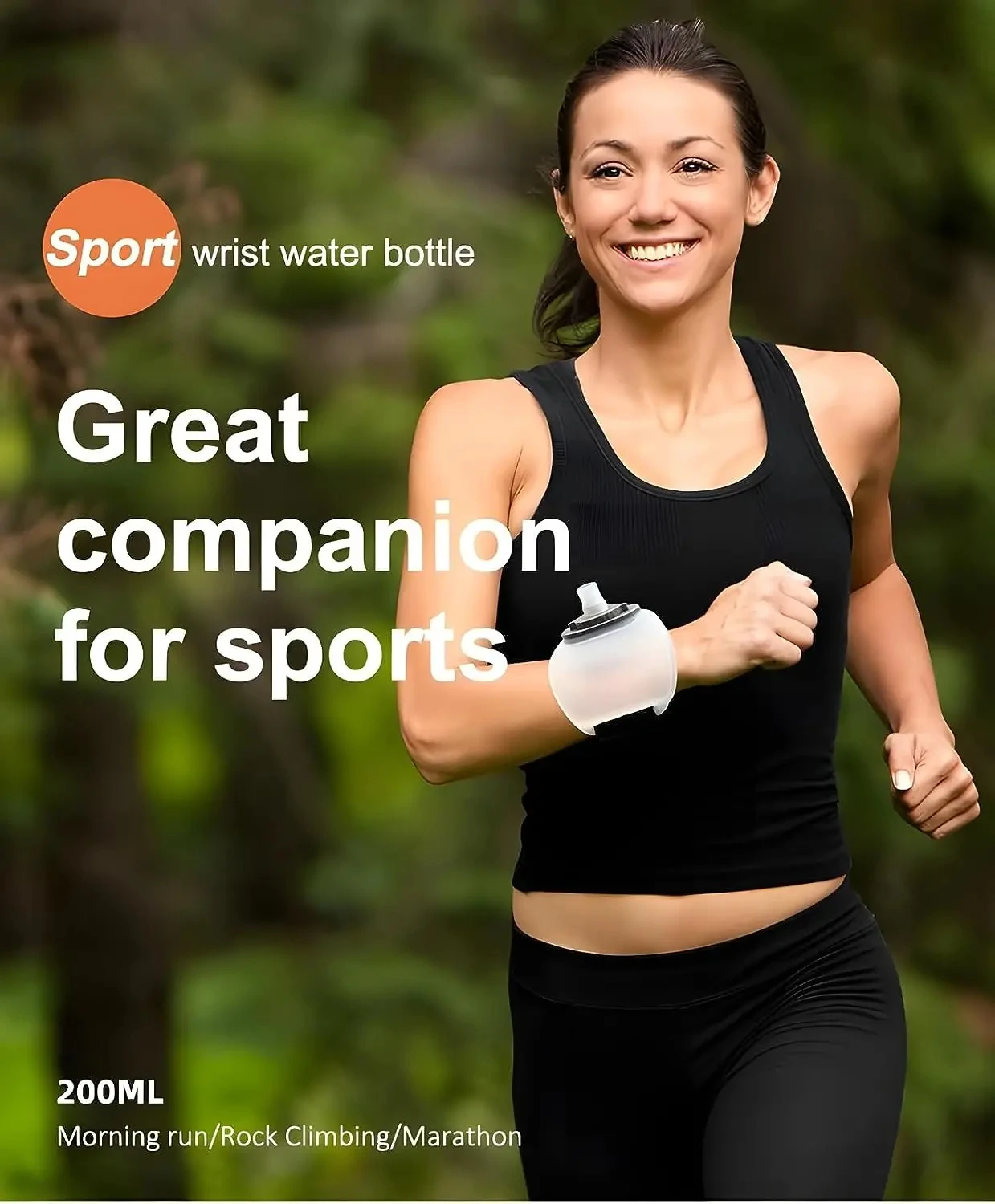 Mini Running Wrist Water Bottle Kettle Holder Wrist Storage Bag ...