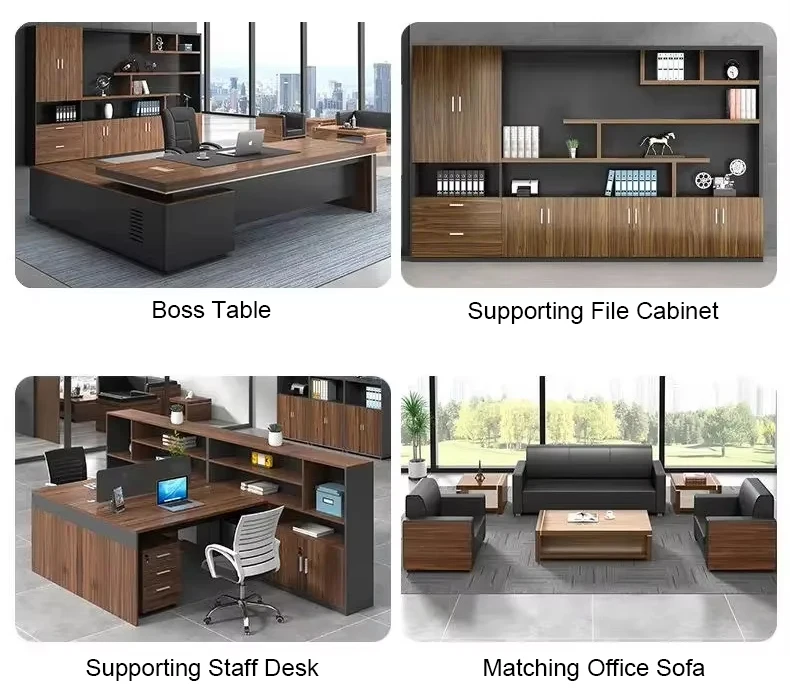 L Shaped Boss Office Table - Executive & Modular Design