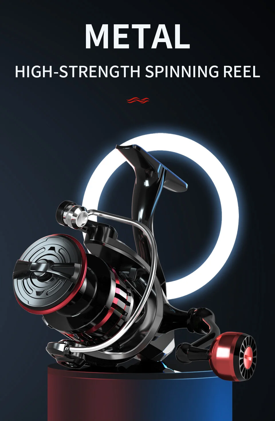 Fishing Spinning Reel Mini Hq 500 800 1000-7000 Saltwater Freshwater ...