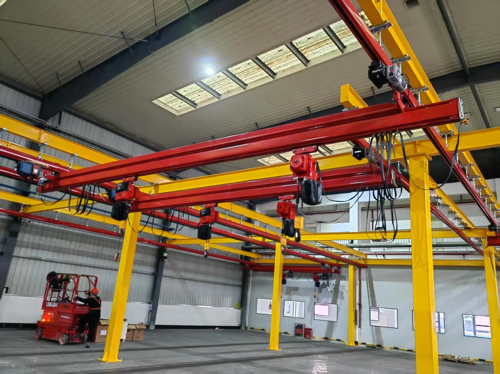 Small Crane Simple Structure 500 kg 1000 kg Kbk Single Rail Overhead ...